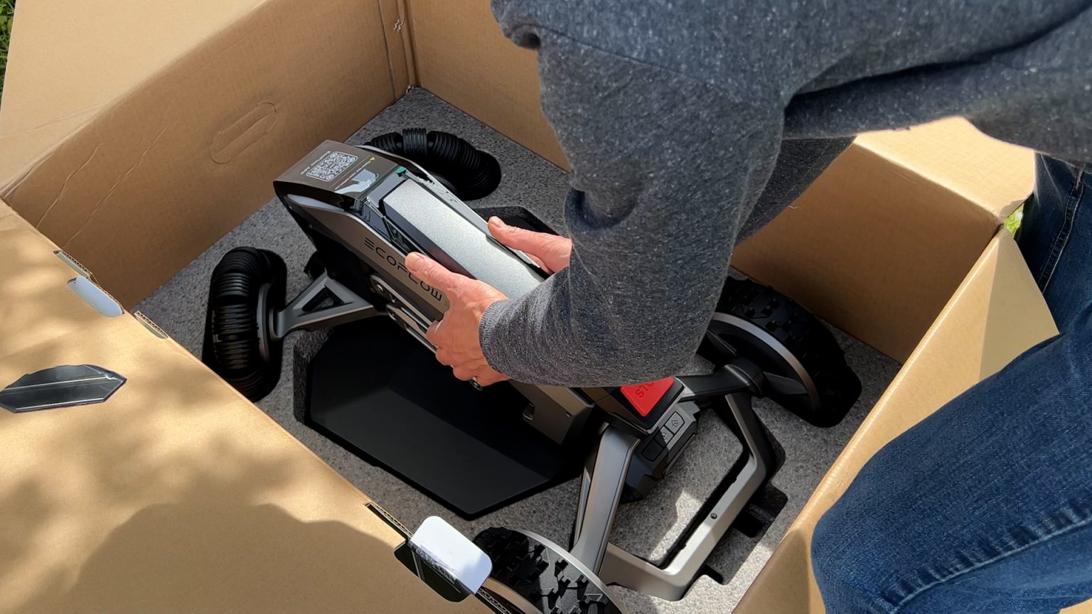 EcoFlow Blade Robotic Lawn Mower & Sweeper Review - The Technology Man