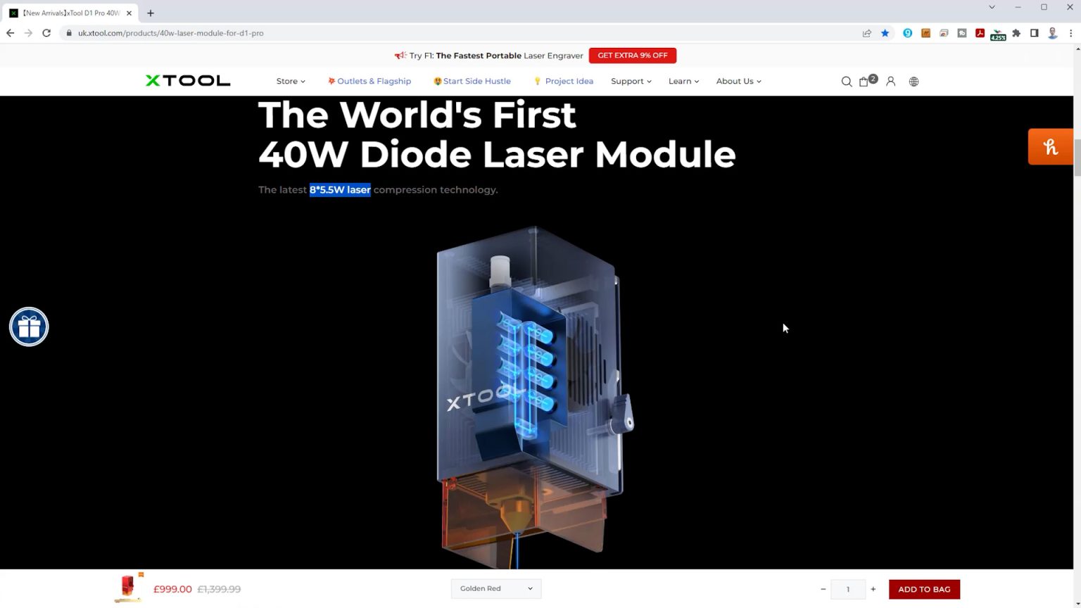 xTool D1 Pro 40W Laser Engraver Review | What can it do? | + Air Assist & Enclosure - The ...